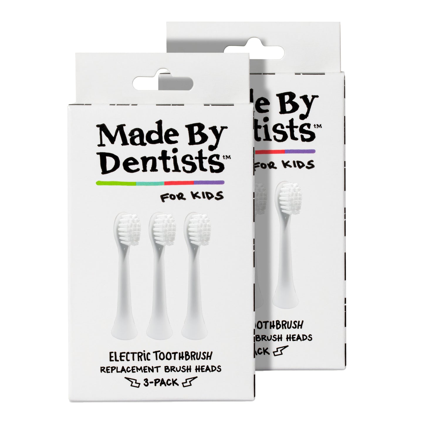 Kids Replacements Heads (X2) – Made By Dentists