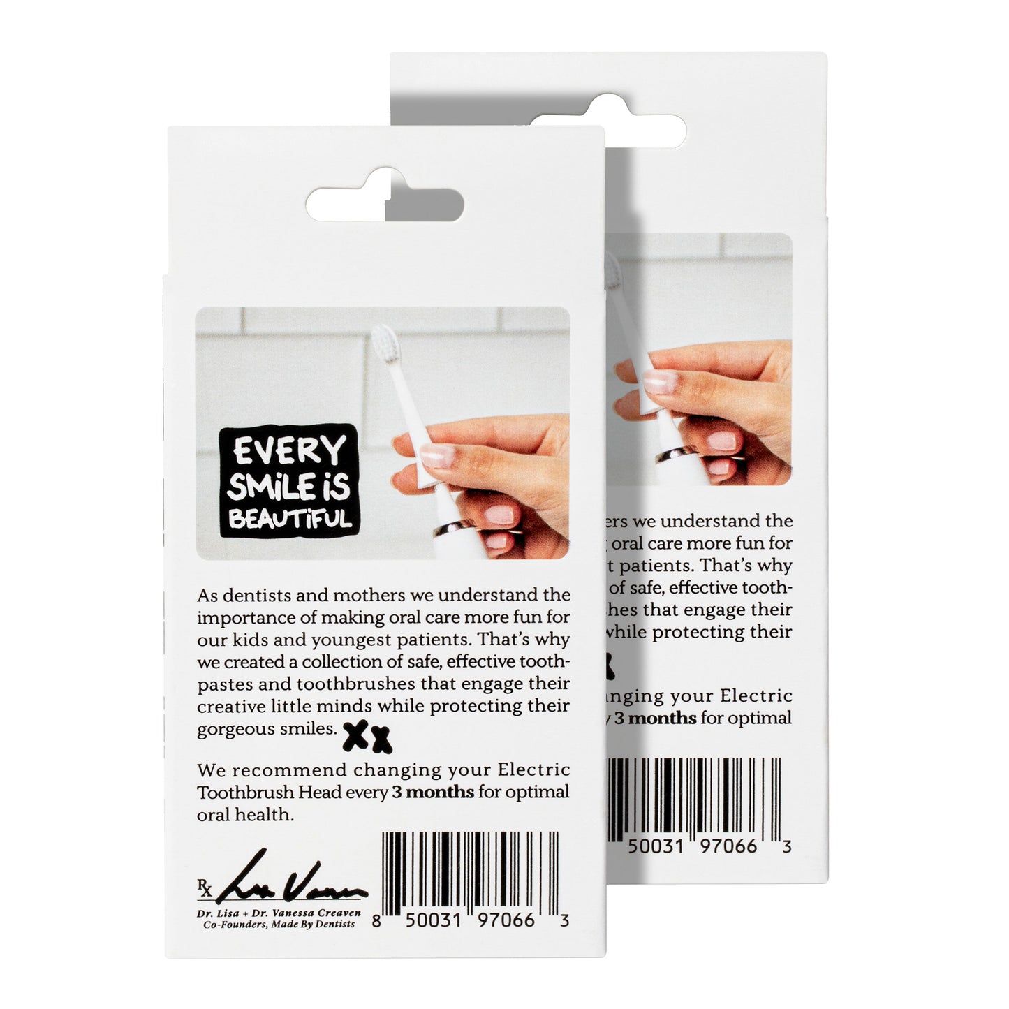 Kids Replacements Heads (X2) – Made By Dentists