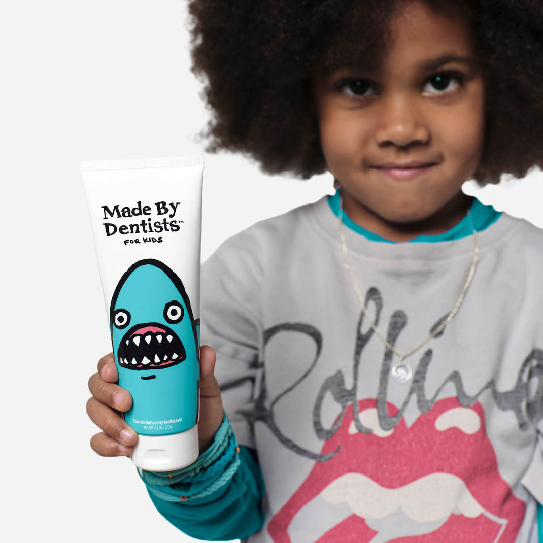 Shark Kids Toothpaste 4-Pack – Made By Dentists