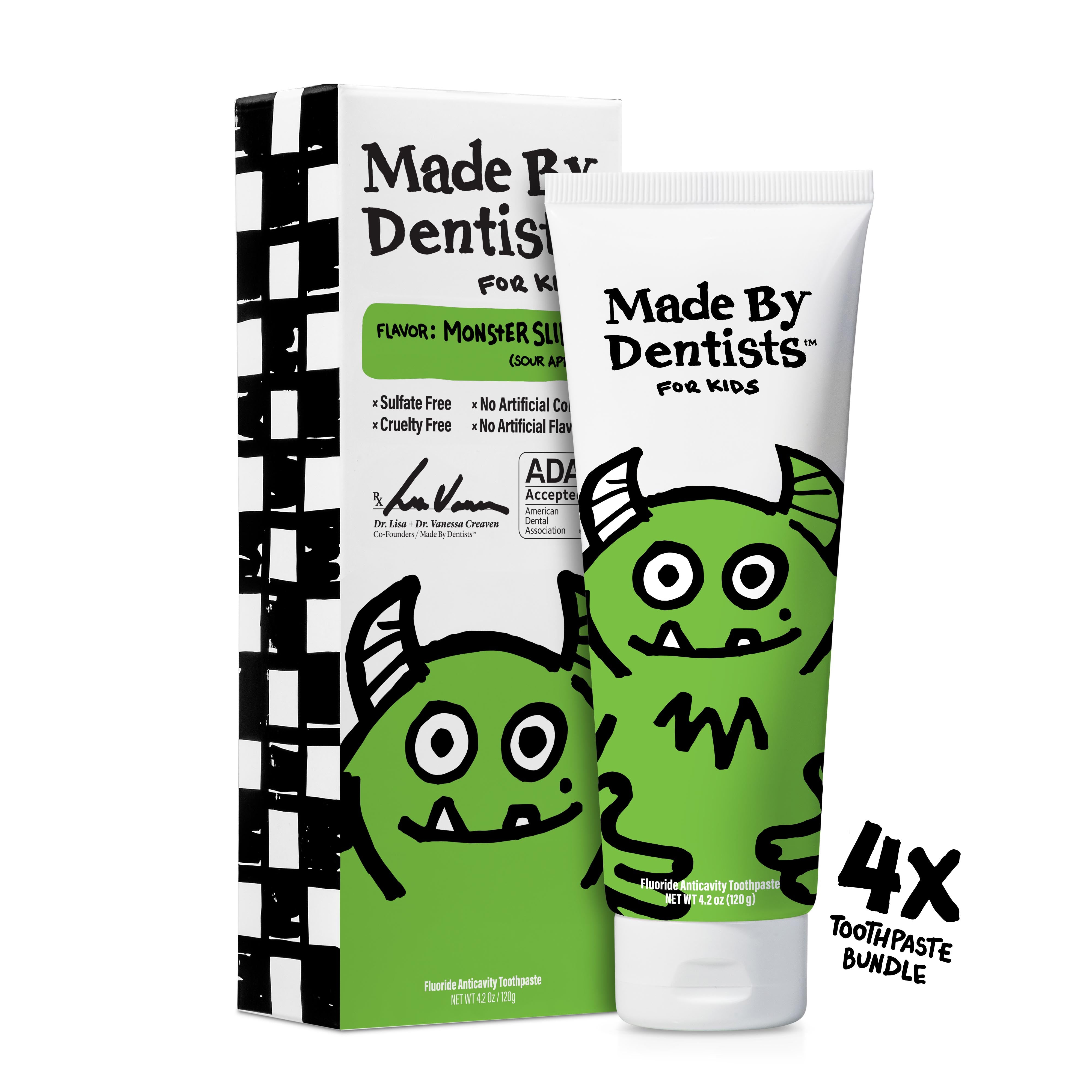 Monster Toothpaste (4pk) – Made By Dentists