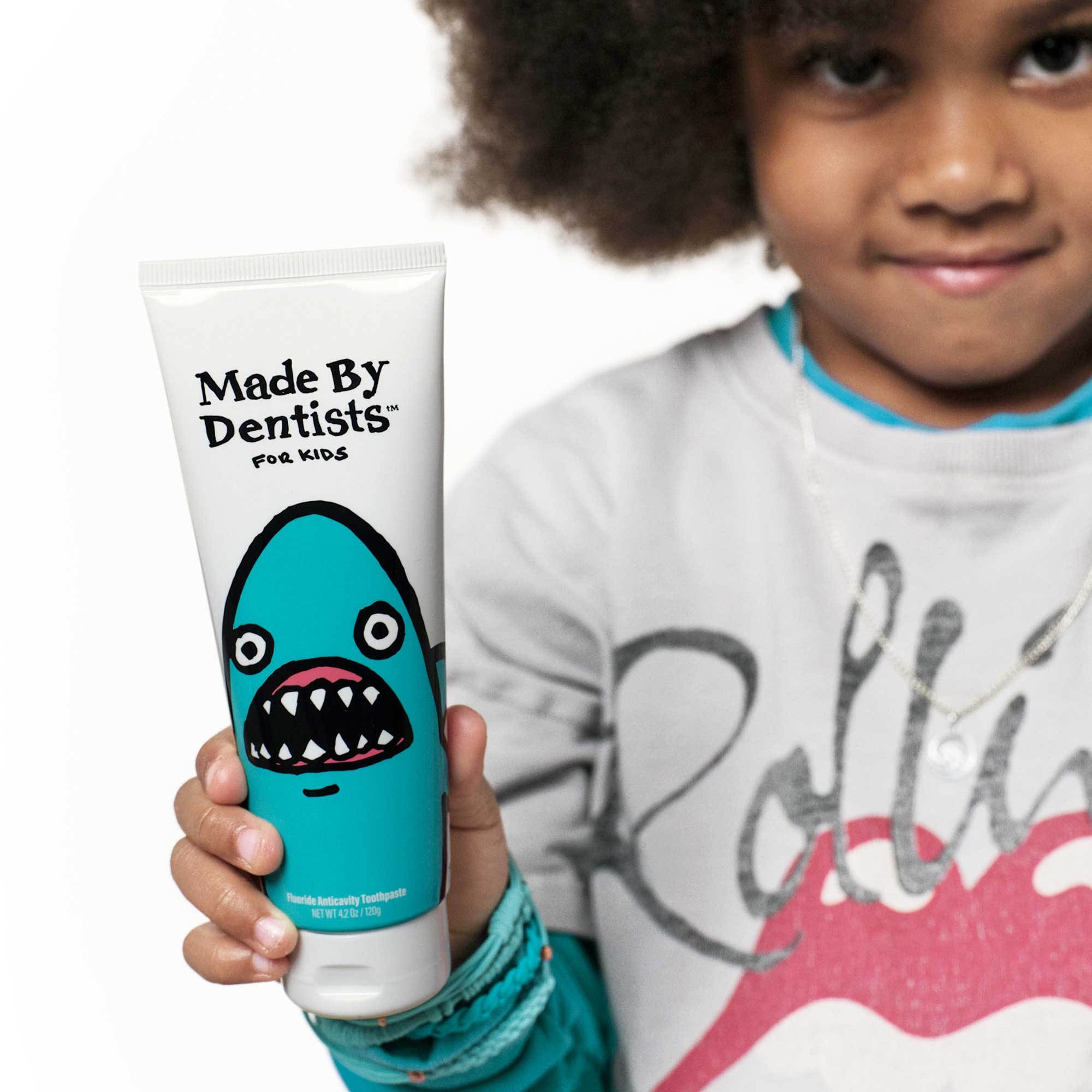 Shark Kids Toothpaste 4-Pack – Made By Dentists